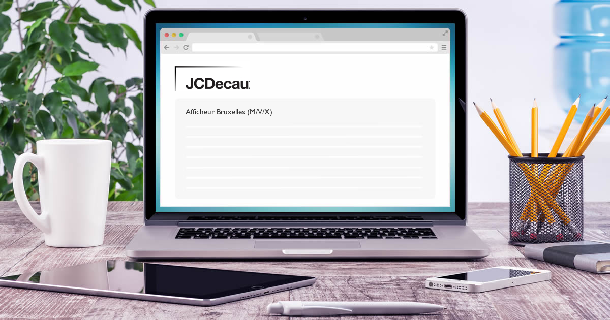 Afficheur Bruxelles (M/V/X) - JCDecaux